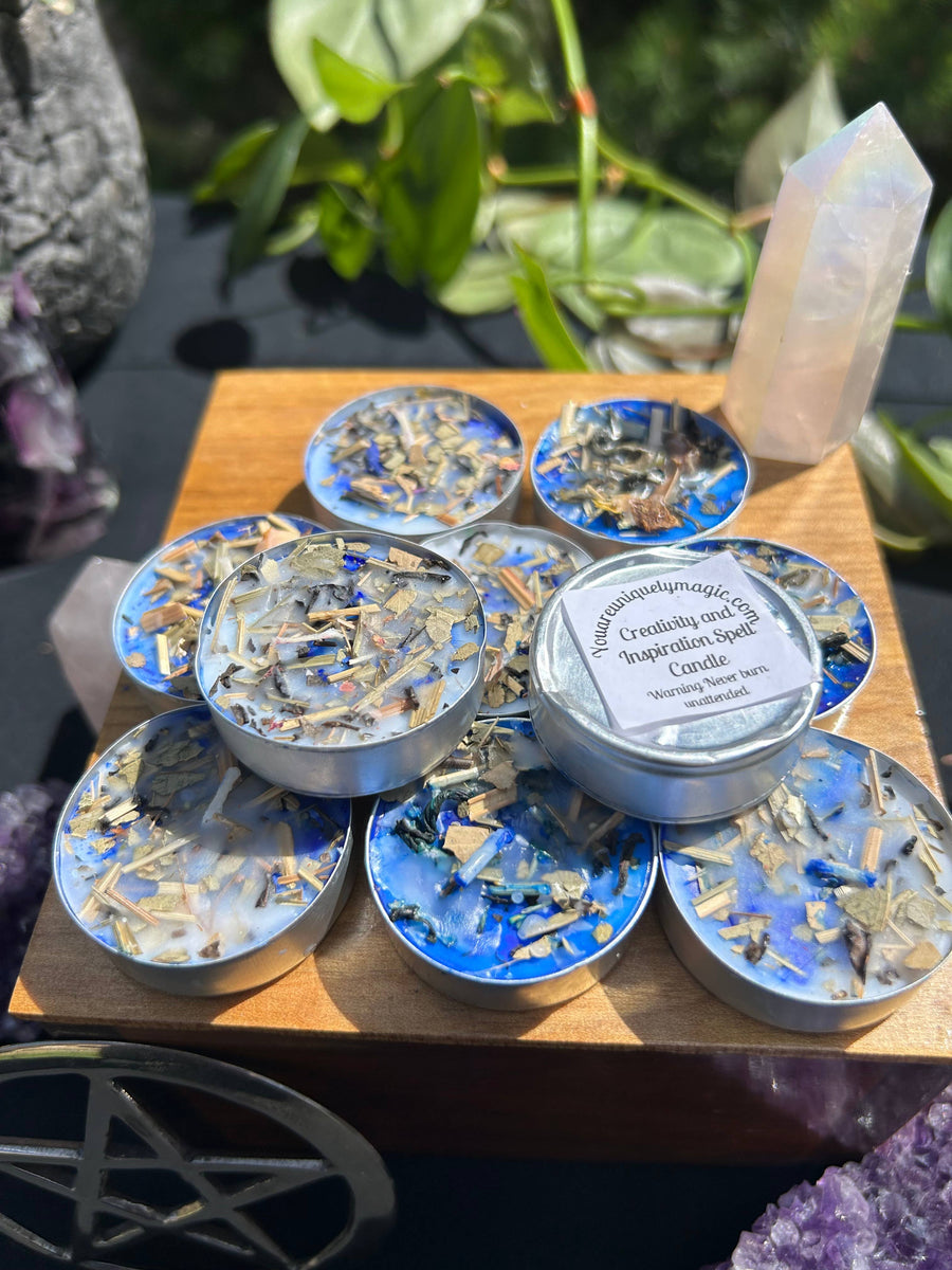 Creativity and Inspiration Spell Candles – Sage & Stone Apothecary